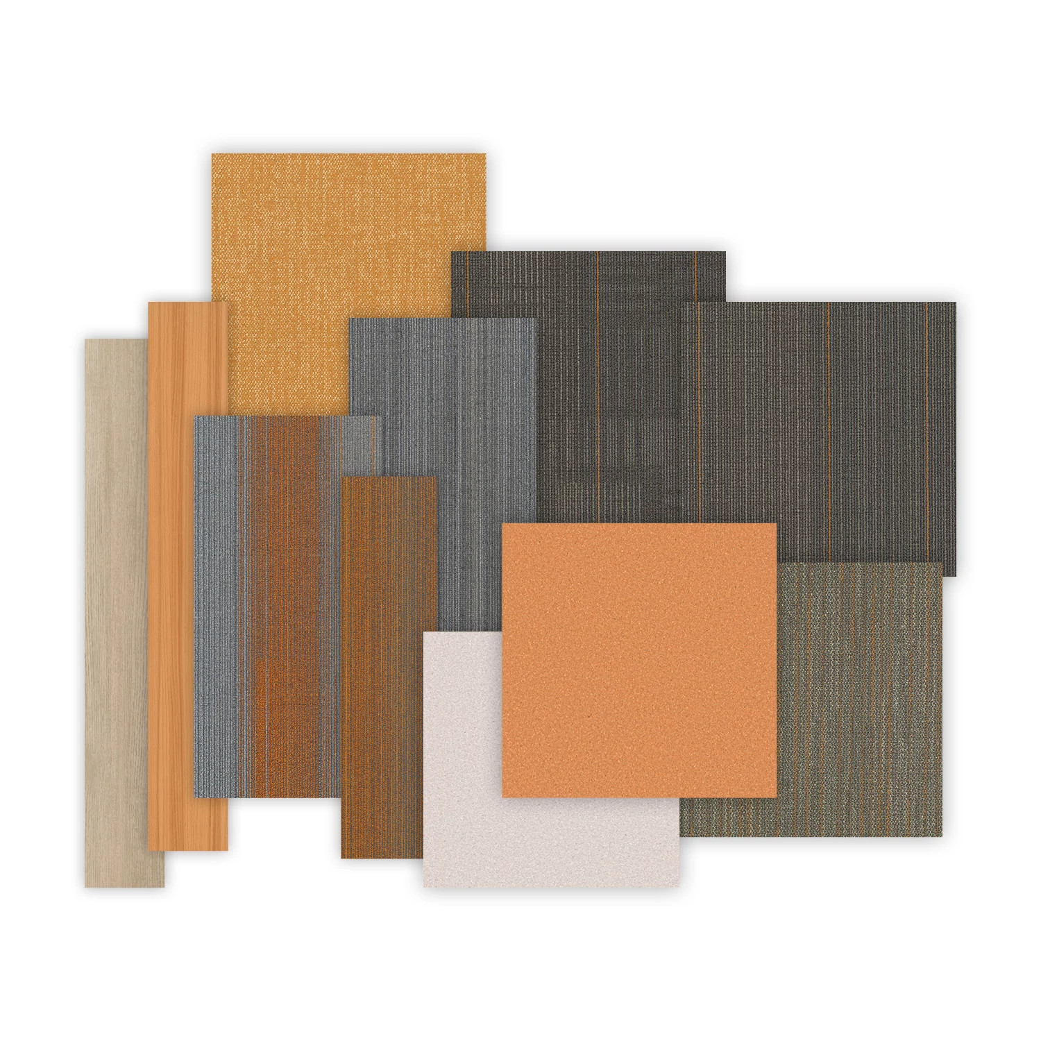 Board | Diffuse Color + Disperse Color Warm Orange | ShawContract